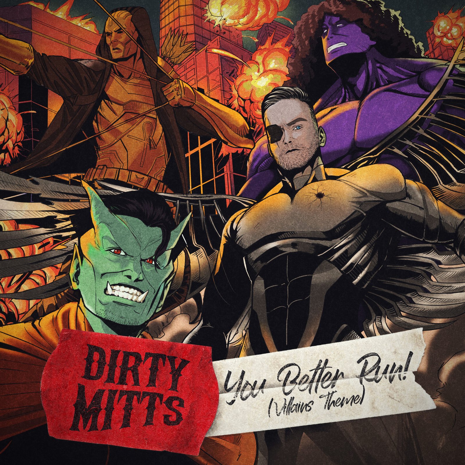 You Better Run! (Villains Theme) by Dirty Mitts: Review | Illustrate ...