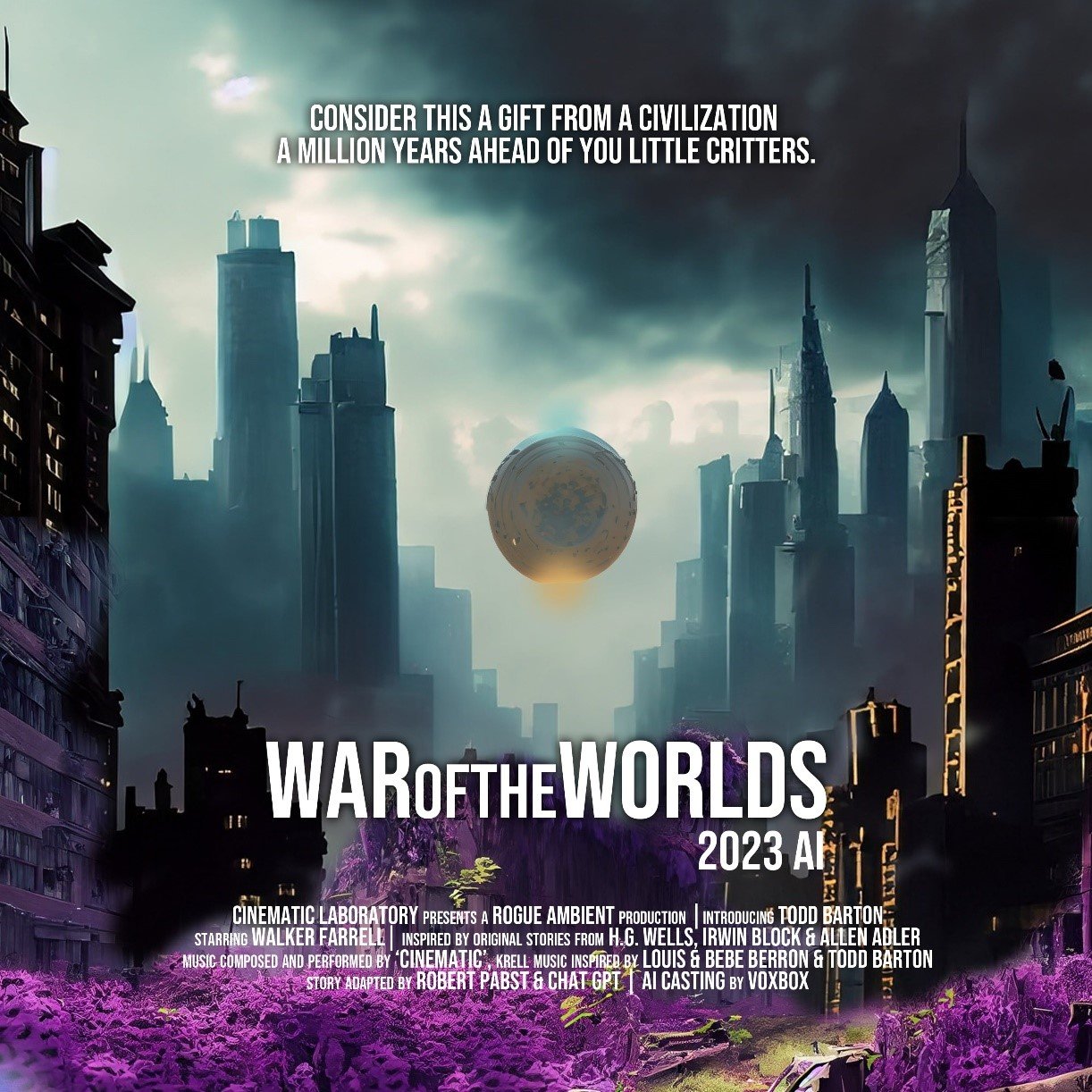Cinematic Laboratory Releases New Sci-Fi Album, War of the Worlds 2023 ...